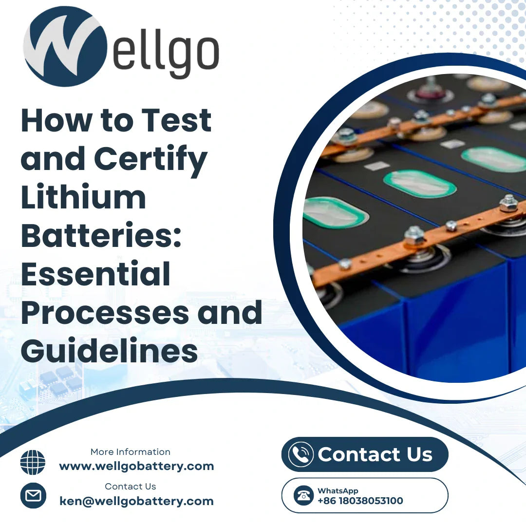 Lithium Battery Testing & Certification Guide – Wellgo Battery
